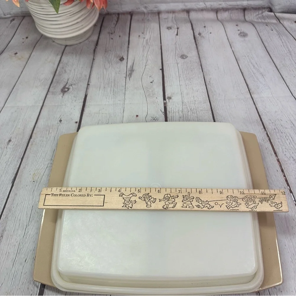 Tupperware | Kitchen | Vintage Tupperware Egg Tray Tan With White Trays ...